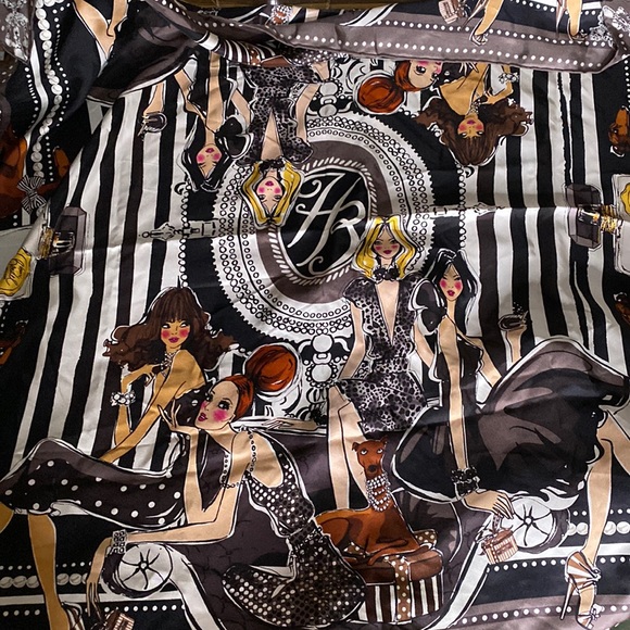 henri bendel | Accessories | Henri Bendel Rare Print Large Square ...